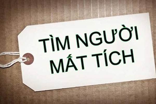 Thông báo tìm người mất tích